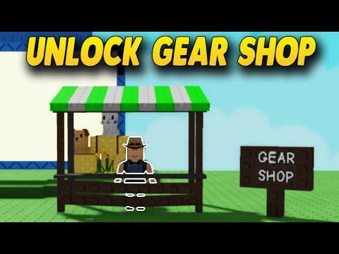 How To Unlock Gear Shop In Grow A Garden Roblox - Simple Guide