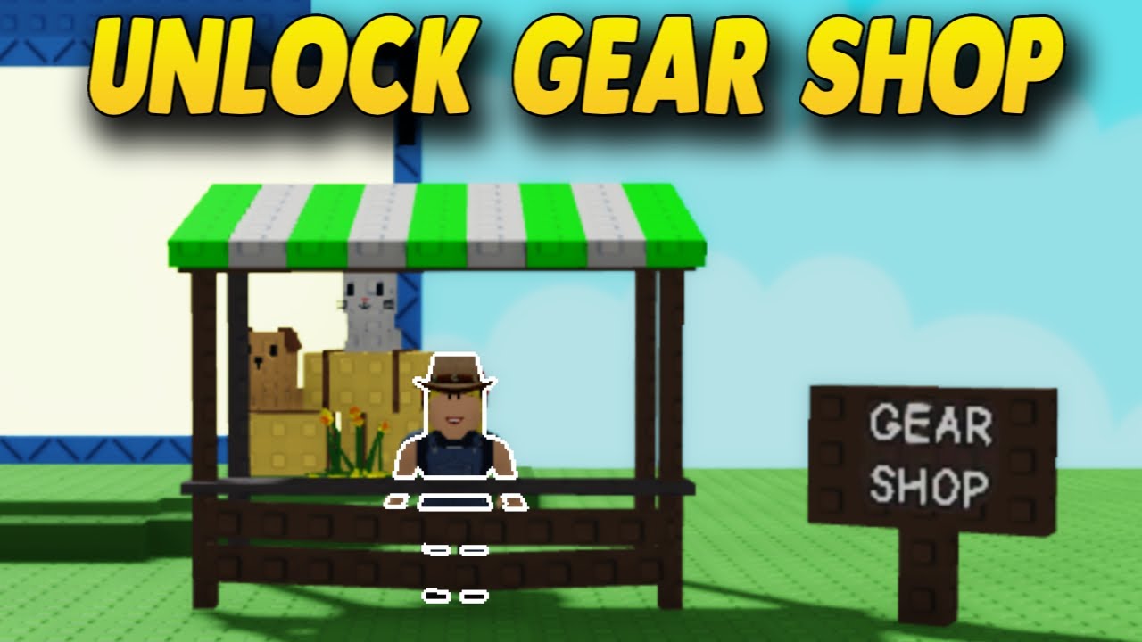 How To Unlock Gear Shop In Grow A Garden Roblox - Simple Guide