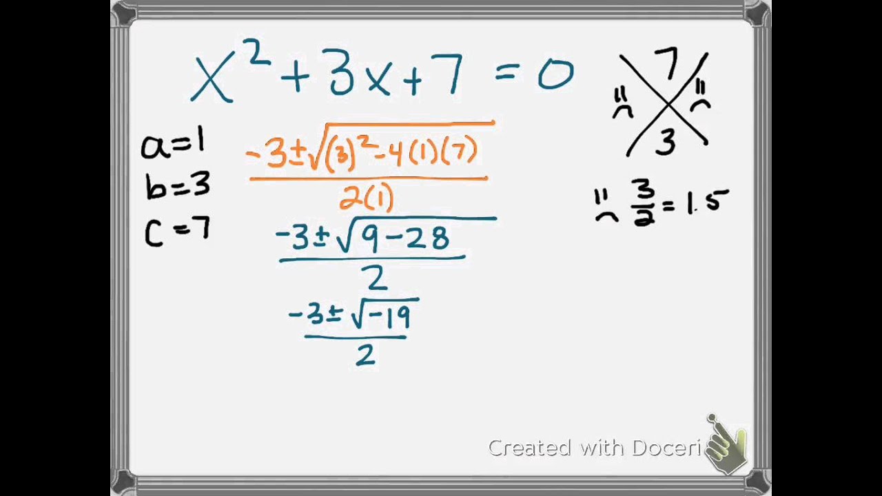 Common Core Math: Complex Imaginary Numbers Example