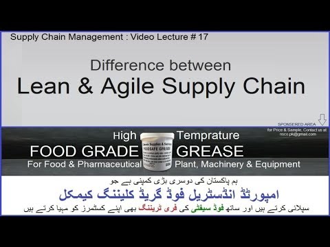 Lean and Agile Supply Chain in Urdu | hindi