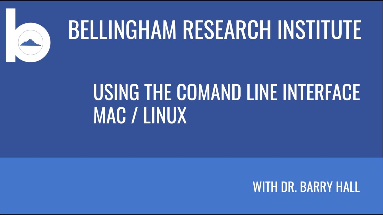 Using the Command Line in Mac/Linux
