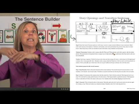 Story Opening Worksheet with a Transition