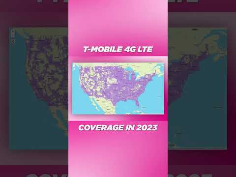 T-Mobile 4G Coverage Map in 2023 #shorts