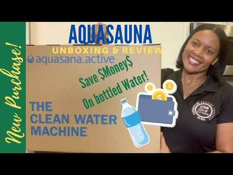 How to save money on buying bottled water| Aquasauna Water Filtration System | Clean Water Machine