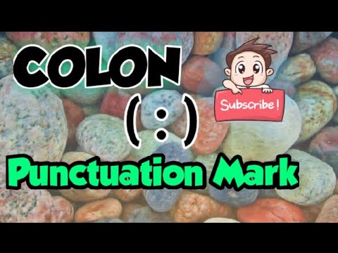 Colon ( : )📚🔤Punctuation Mark