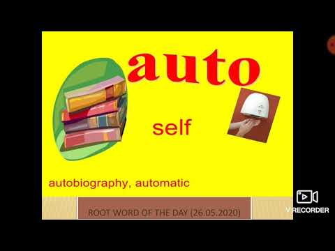 Root Word "Auto"-2