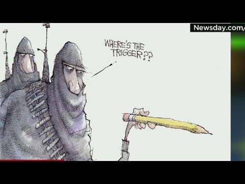 'Editorial cartoonists get threats all the time'