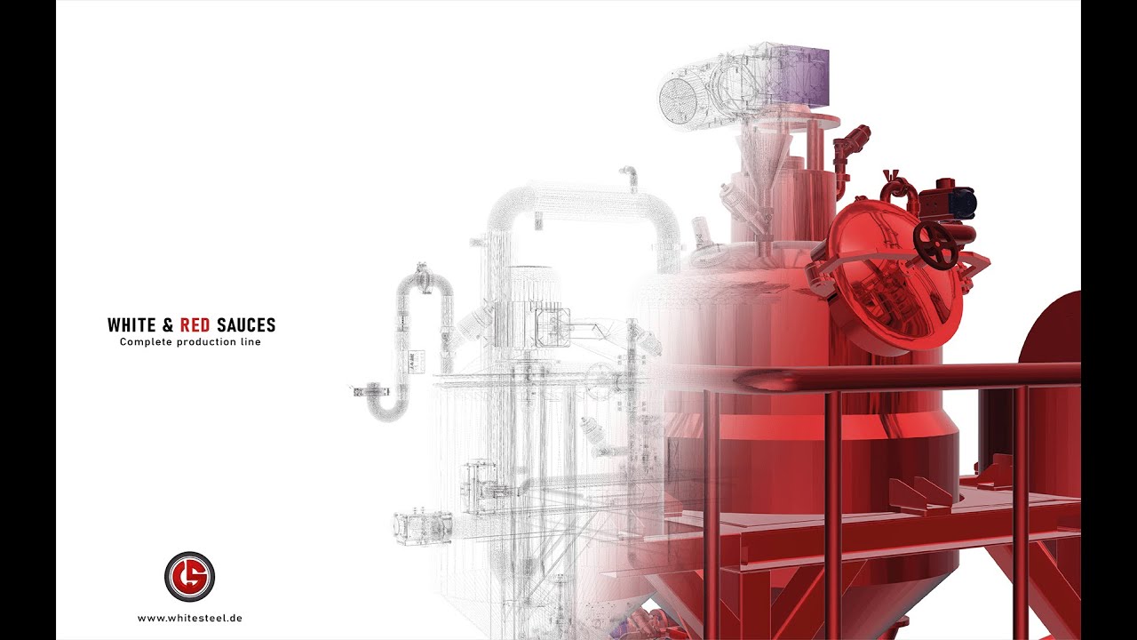 Red and white sauces production line PR12 » White Steel GmbH
