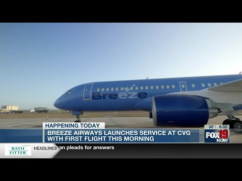 New airline begins service at Cincinnati airport