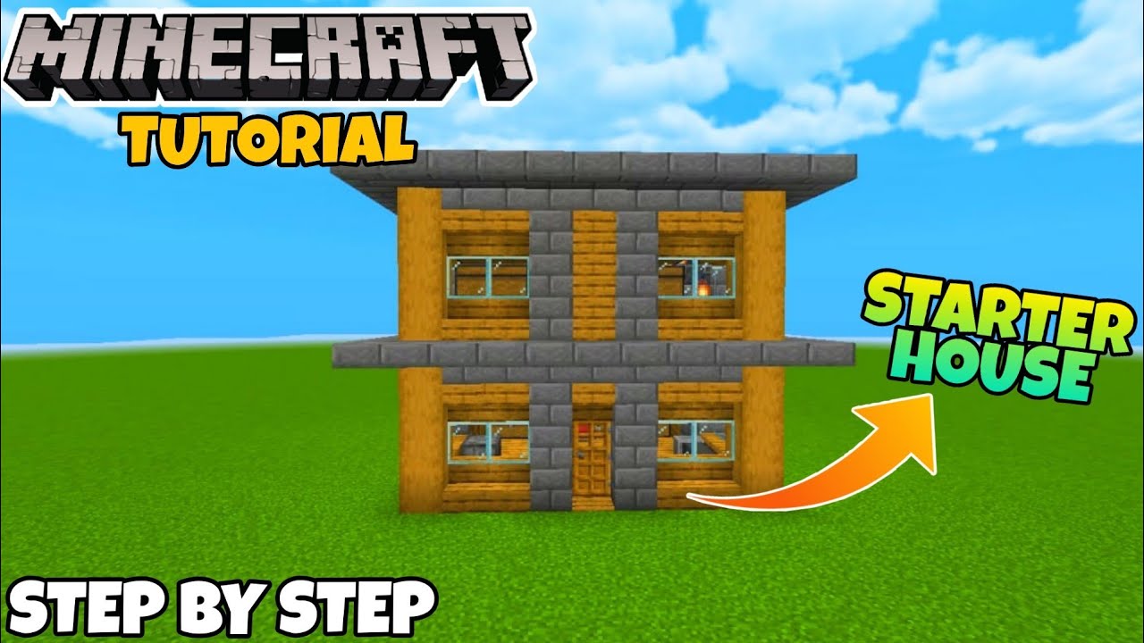 House Tutorial || Minecraft Starter House Tutorial |Storage Area| Hindi||