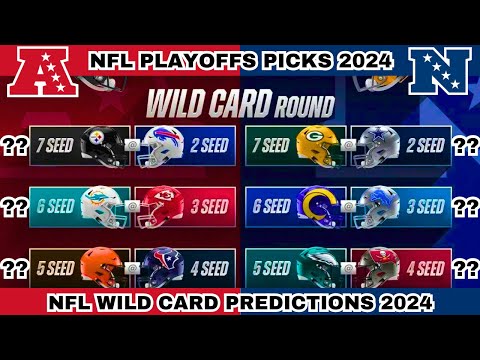 NFL PLAYOFFS PICKS 2024 I NFL Playoffs Wild Card Predictions 2024