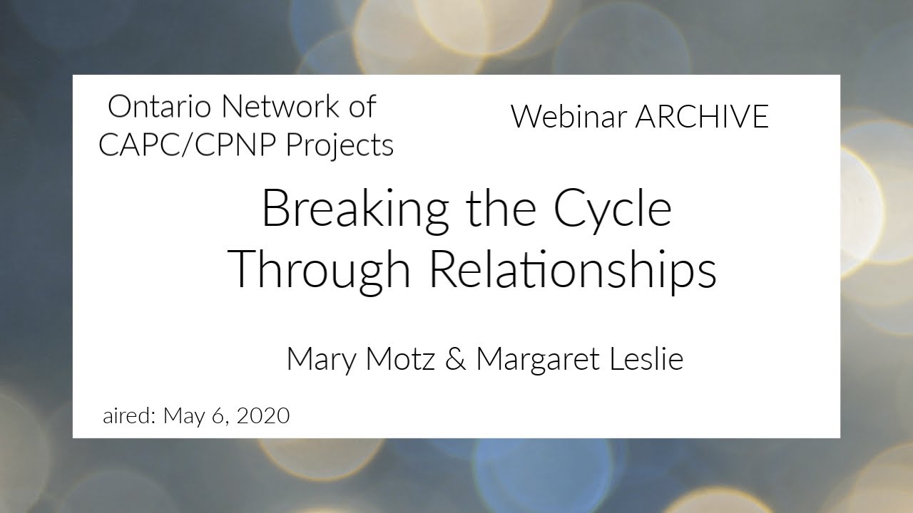 Breaking the Cycle Through Relationships