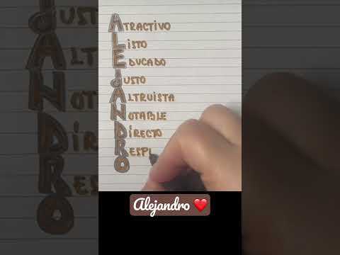 Significado del nombre ALEJANDRO #significado #nombre #alejandro