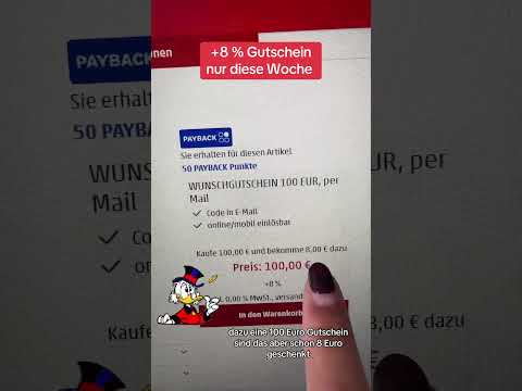 Gutscheine +8 % kaufen #geldsparen #sparen