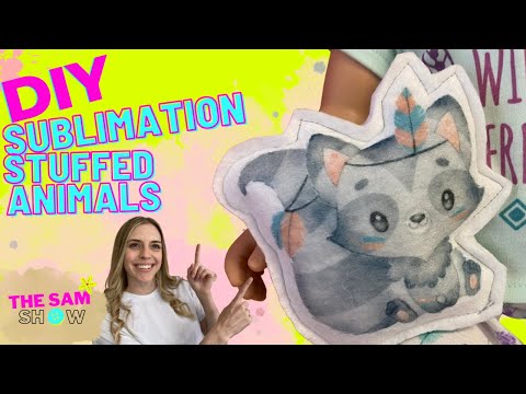 How to Sublimate Stuffed Animals on Felt