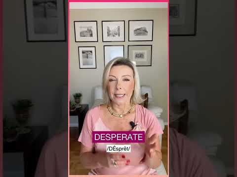 Como pronunciar a palavra “desperate”