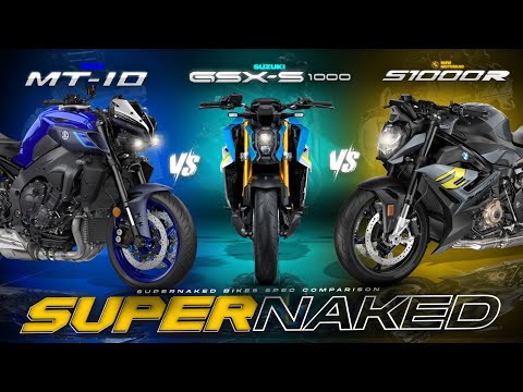 Supernaked Specs Showdown! ┃ Yamaha MT-10 vs Suzuki GSX-S1000 vs BMW S1000R
