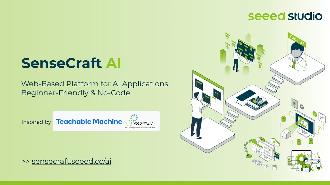SenseCraft AI, Beginner-Friendly, Web-Based, No-Code Platform for AI Applications