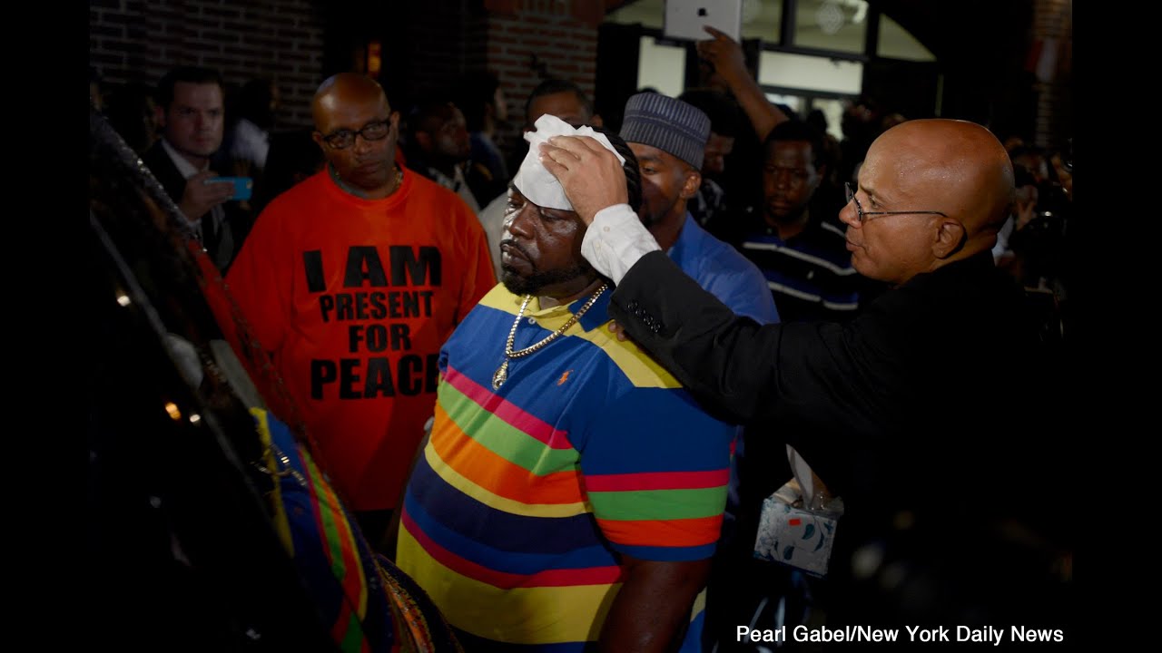 Tears And Chants After Eric Garner Funeral