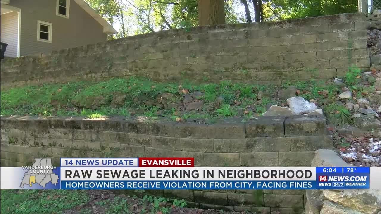 Homeowners to face fines following raw sewage leaking into neighborhood