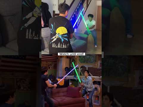 (GONE WRONG 💀) DRAKE AND JOSH RECREATION #starwars #lightsaber #drakeandjosh #nickelodeon