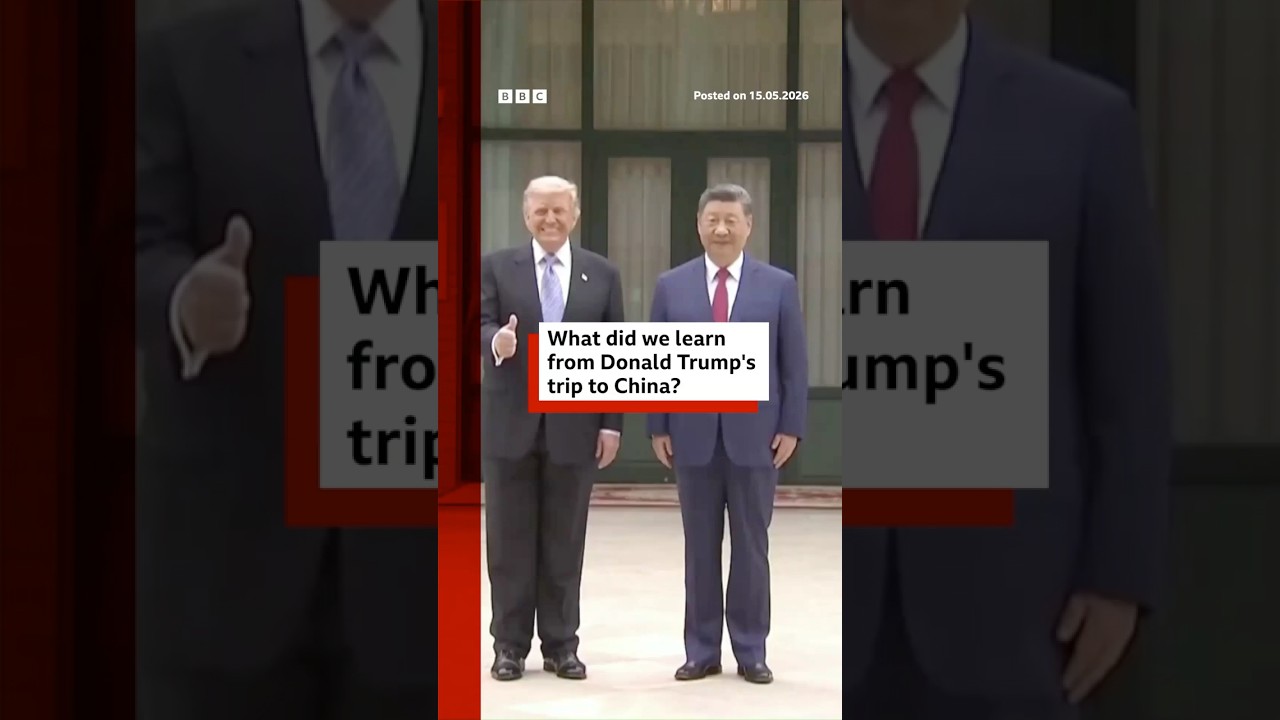 What did we learn from US President Donald Trump's trip to China? #BBCNews