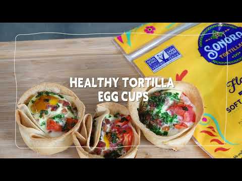 Healthy Tortilla Egg Cups