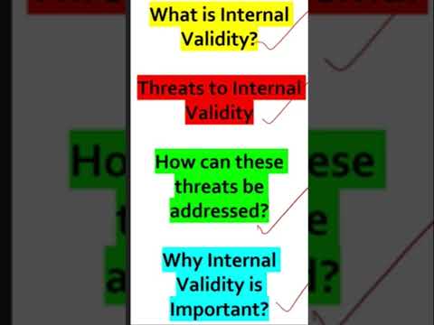 Internal Validity