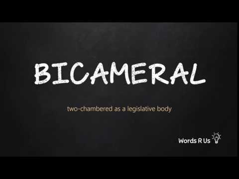 How to Pronounce BICAMERAL in American English