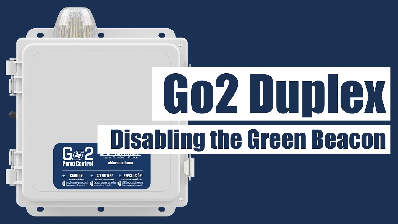 Go2 Duplex Control Panel: Disabling the Green Beacon
