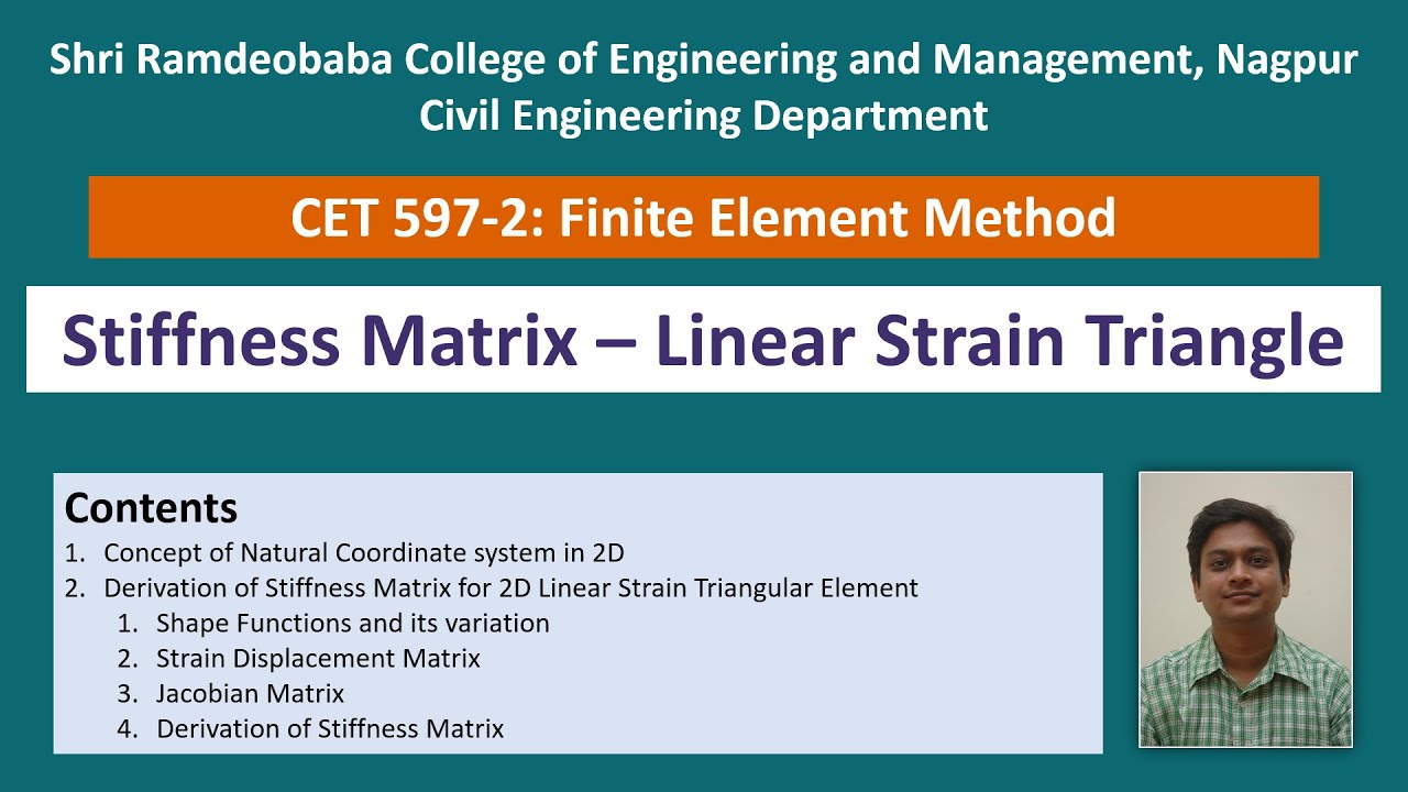 Lecture 19 Linear Strain triangular element