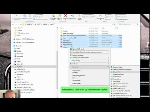 Zip Datei mit Windows Boardmitteln