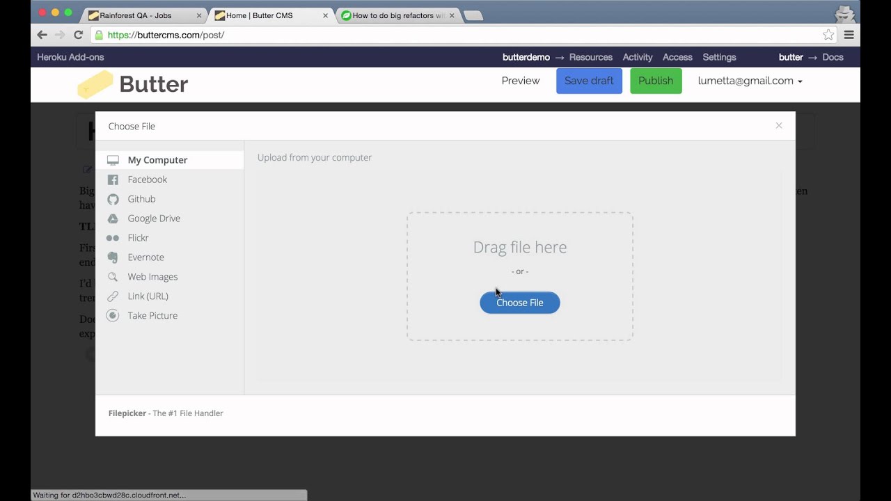 Building a blog for Rainforest QA using Butter