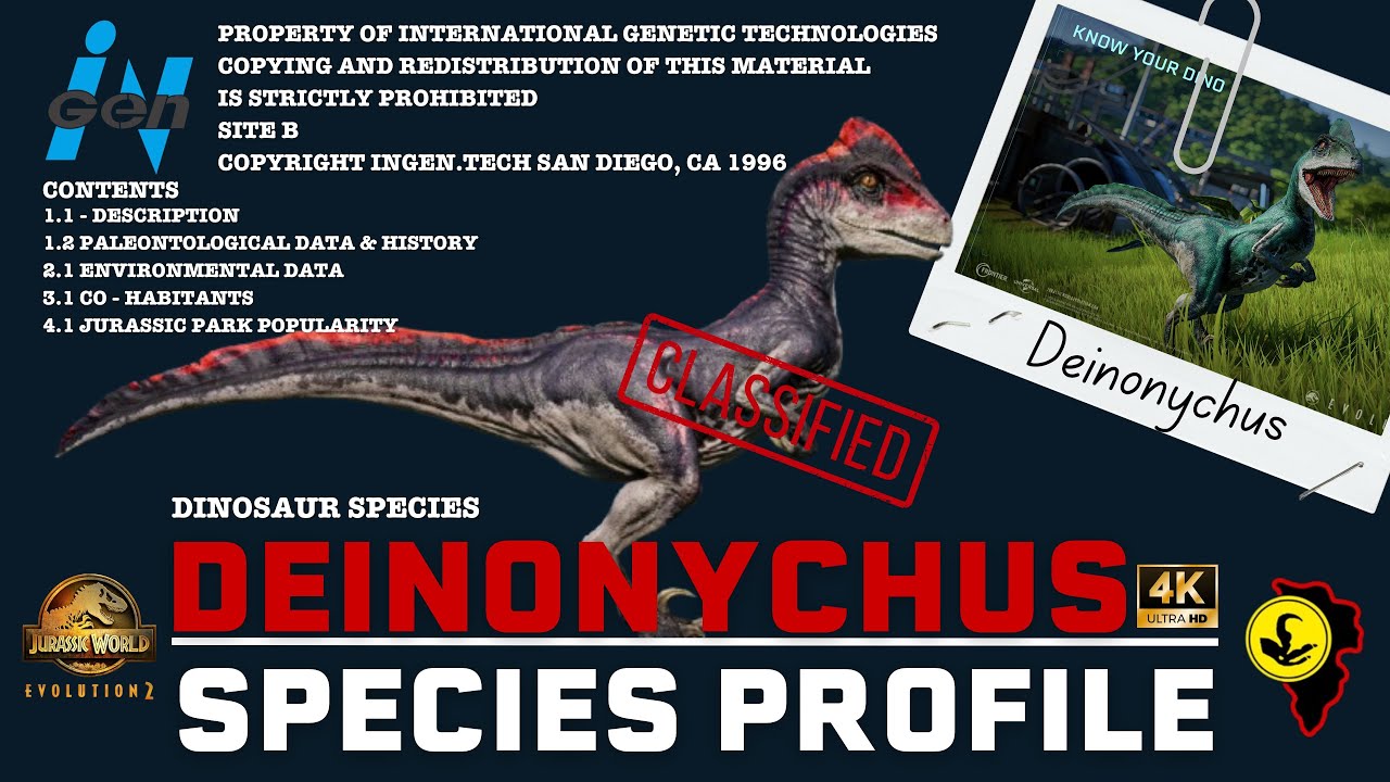Deinonychus In-Depth Dino Guide, Recreating Natural Habitat & Jurassic Park History