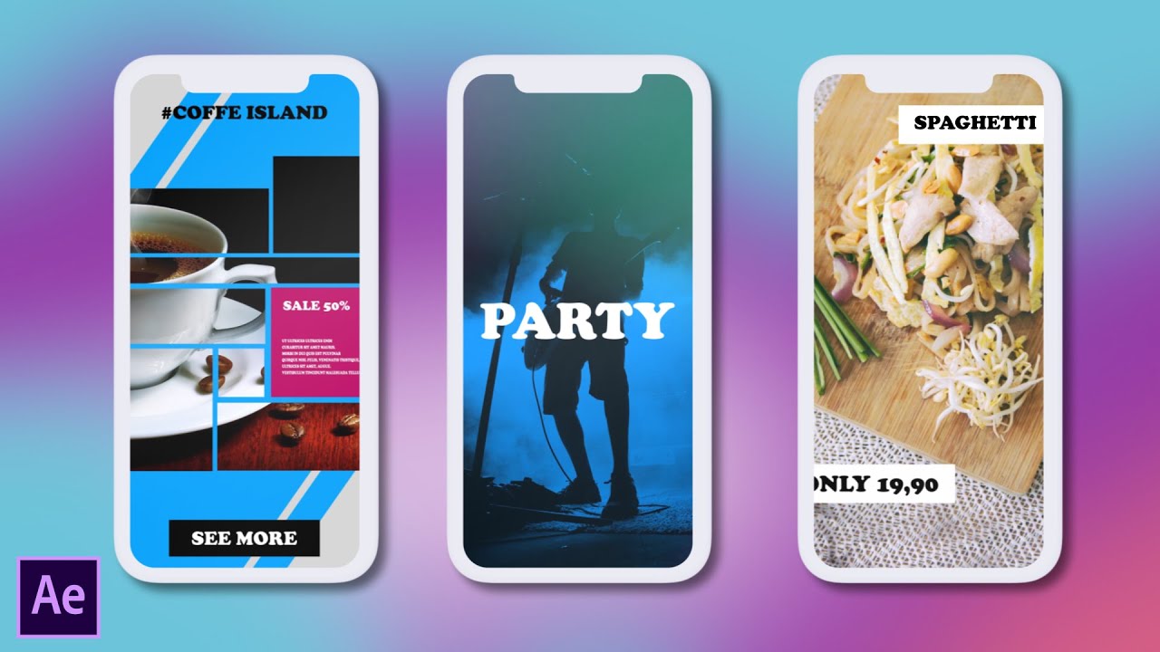 3 Techniques, Create Animate Instagram Stories (After Effects Tutorial)