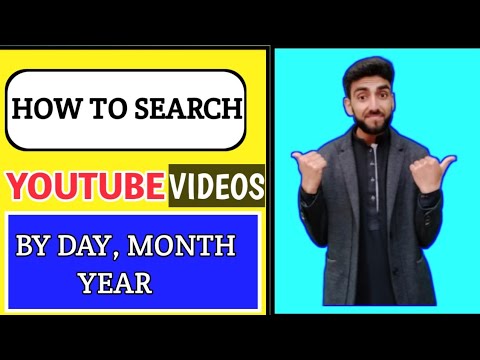 how to search youtube videos by year