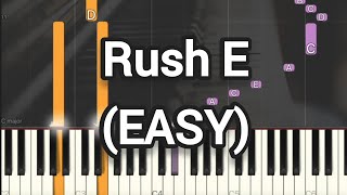 Sheet Music Boss - Rush E (Easy Version) by C Music Nuty
