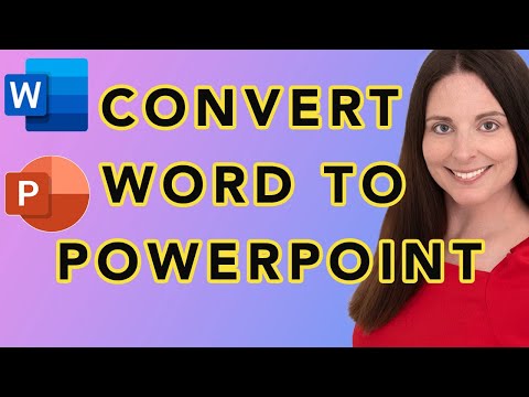 How To Transform Word To PowerPoint - Office 365 Online to Desktop - Microsoft AI