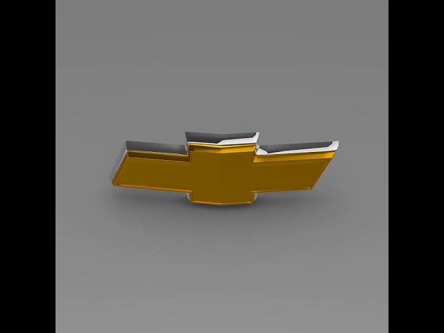 Chevrolet new logo 3D Model - FlatPyramid