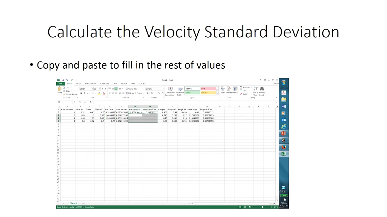 Excel Basics For Physics Labs