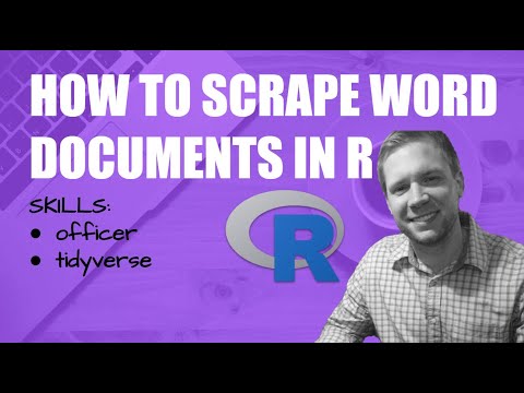 How to Scrape Word Documents with R