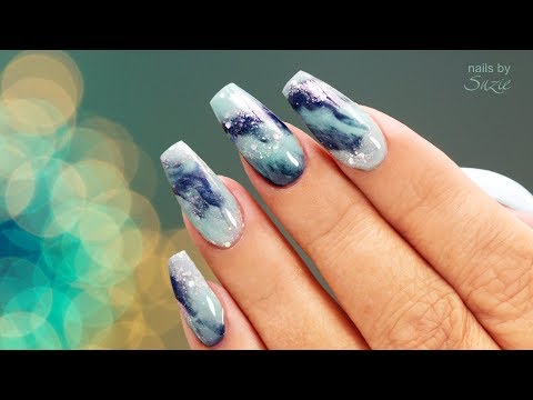 CJP Acrylic Marbled Nails