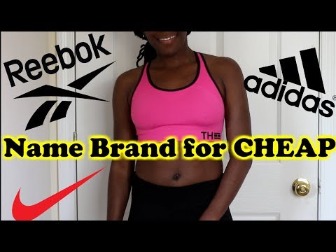 How to Buy Brand Name Workout Clothes for Cheap