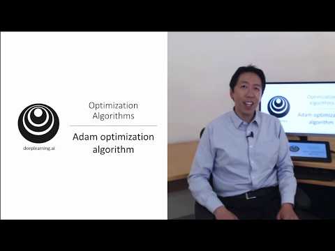 Adam Optimization Algorithm (C2W2L08)