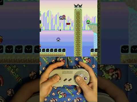 What snes game is the music from? #mario #kaizo #shorts
