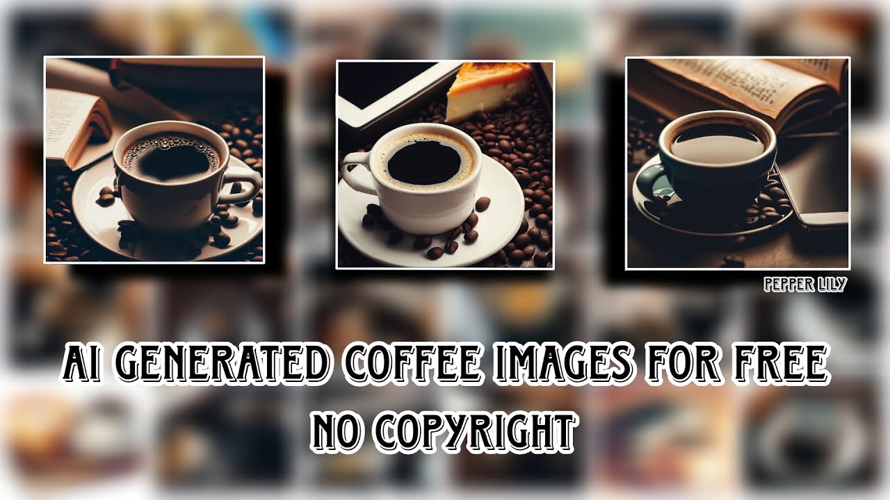 47 AI GENERATED HD IMAGES | COFFEE IMAGES FOR FREE | NO COPYRIGHT IMAGES | PEPPER LILY