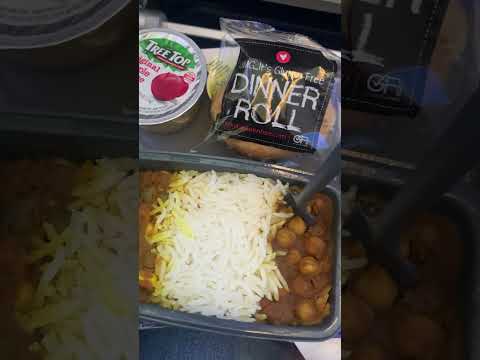 Gluten free meal on United Flight to Tokyo! ๐