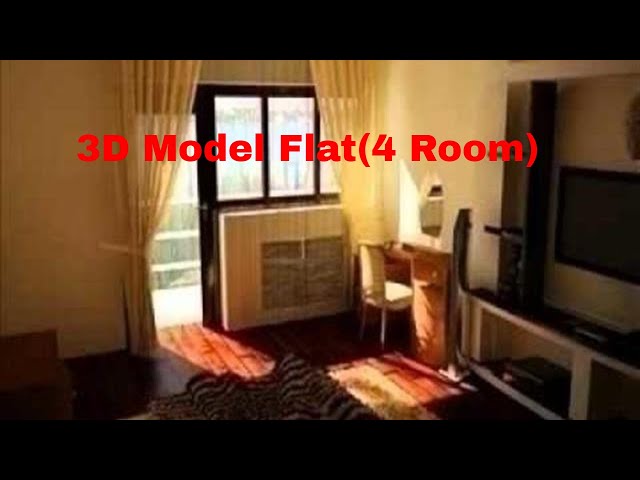 Flat(4 room)bonus-corridorhall 3D Model - FlatPyramid