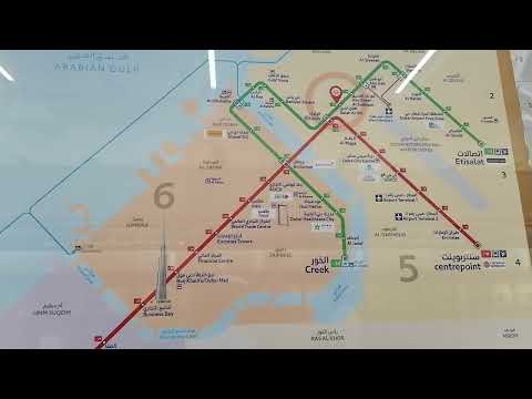Metro Station Map 2022 Dubai