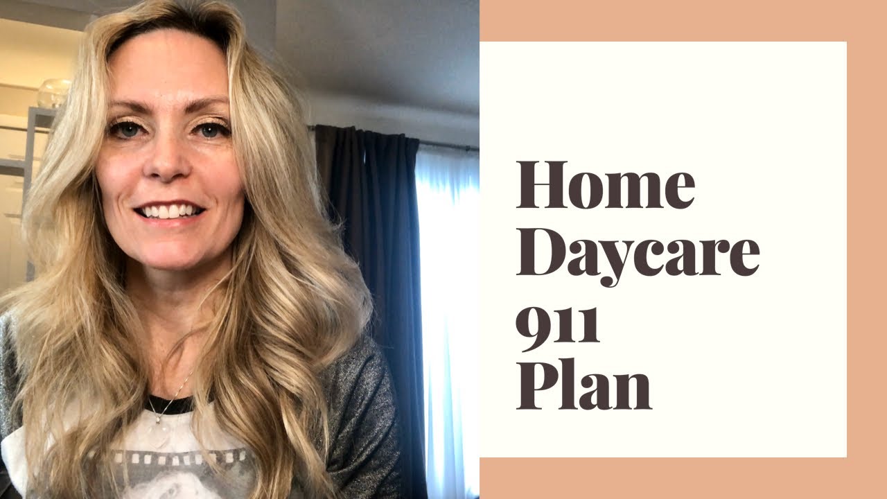 My Emergency Plan For My Home Daycare
